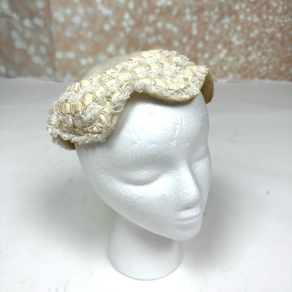 Accessories | Vintage 195s Cream Juliet Cap | Poshmark